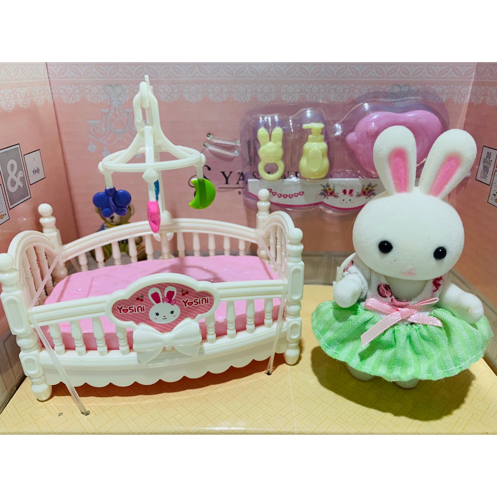 บ้านตุ๊กตา Yasini Series Bay Dreamy เฟอร์นิเจอร์สำหรับบ้านตุ๊กตากระต่าย ...