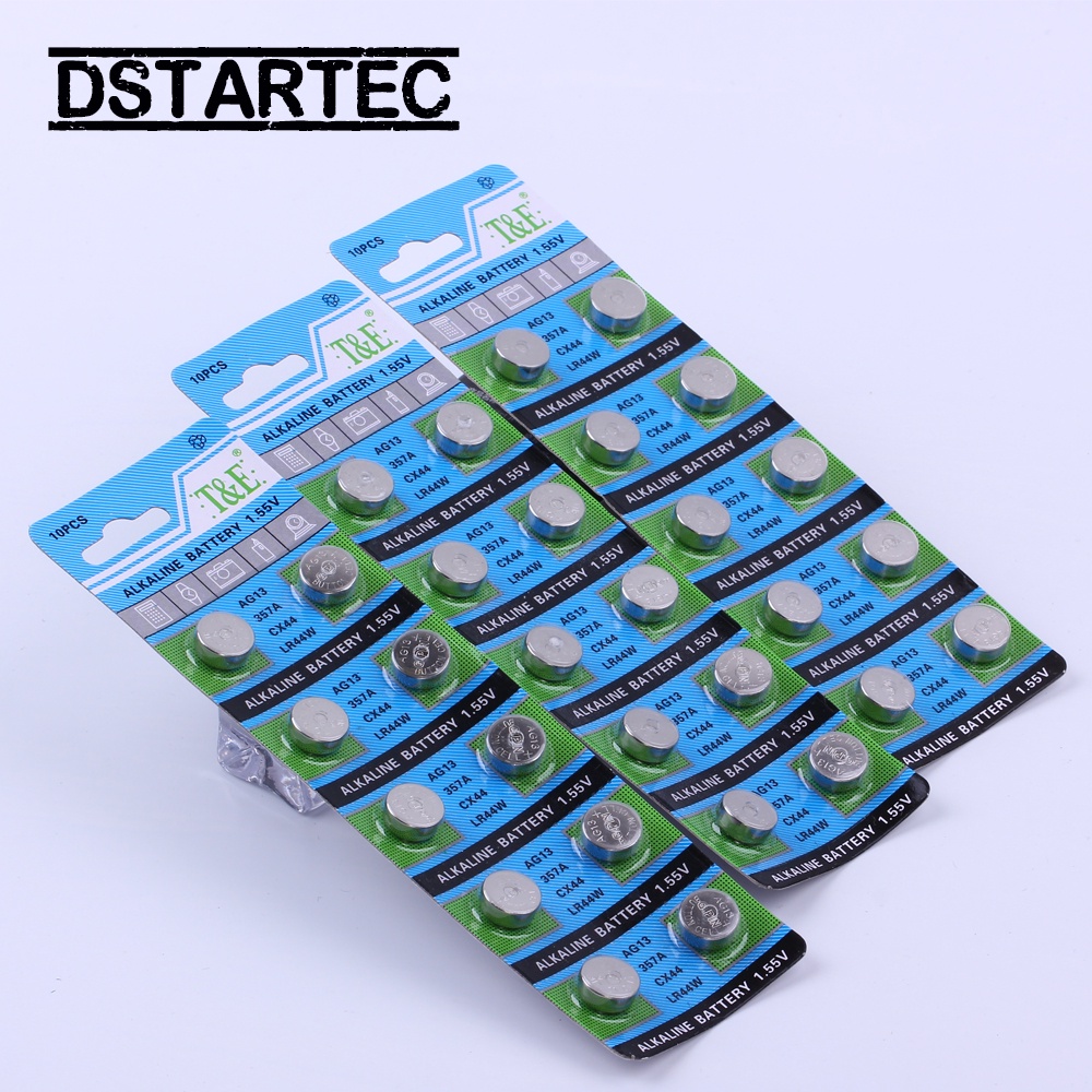 แบตเตอรี่10CS Button Battery 1.55V AG13 LR44 L1154 SR47 SG13 SR1154 S76 ila SR44 G13A G13 AG 13 ...
