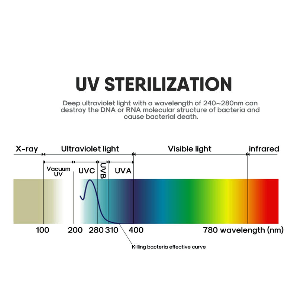 เครื่องฆ่าเชื้อ Uv 2 แบบ Usb สําหรับตกแต่งเล็บ Antibacteria ...