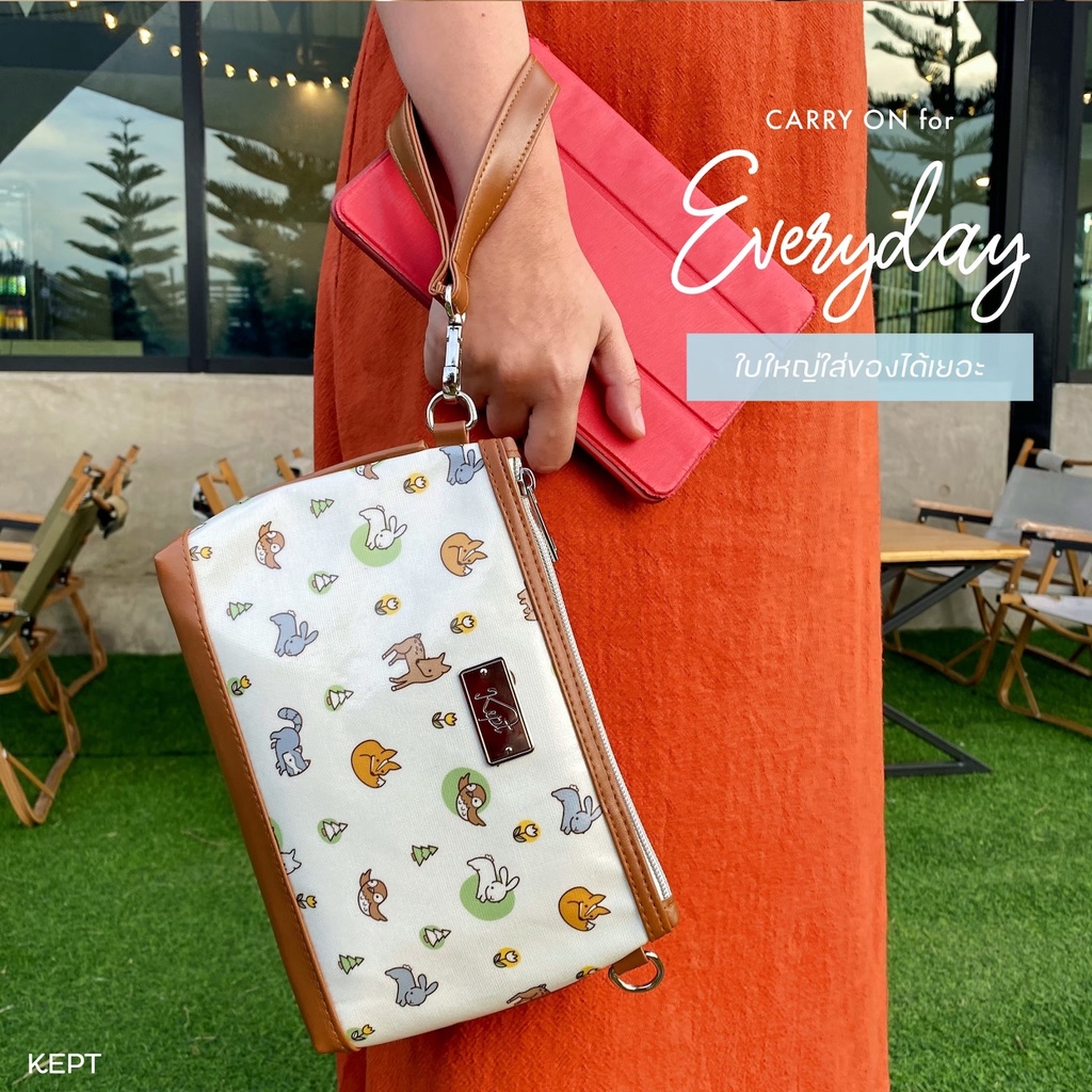KEPT รวมลาย Wristlet Bag รุ่น Carry on กระเป๋าคล้องแขน - kept.th - ThaiPick