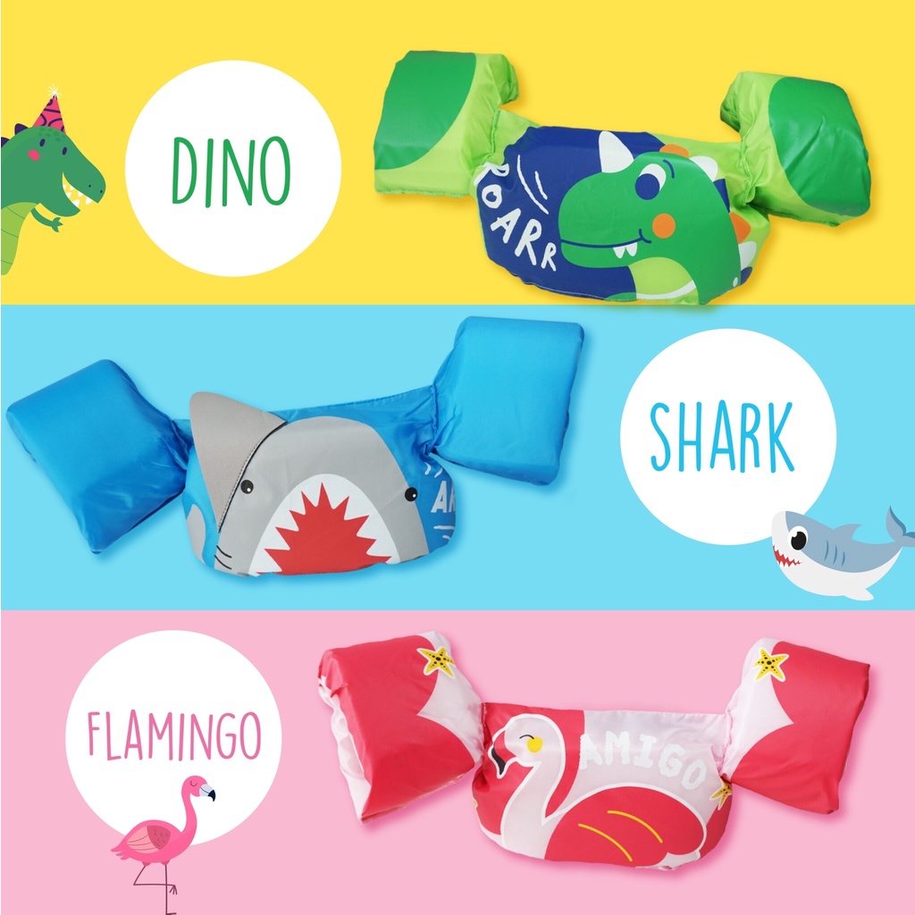 Uwae ปลอกแขนว่ายน้ำเด็ก Puddle Jumper ปลอกแขนว่ายน้ำอุแว้ A114-A116 ...