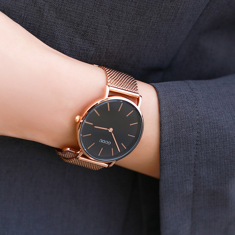 Louwill นาฬิกาข้อมือแฟชั่นสตรี Guou 6003 - crocs_officialstore - ThaiPick