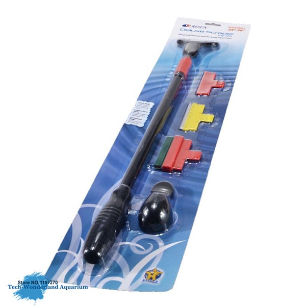 Flexible scraper for aquarium 3 in 1 fish tank cleaning tool algae ...
