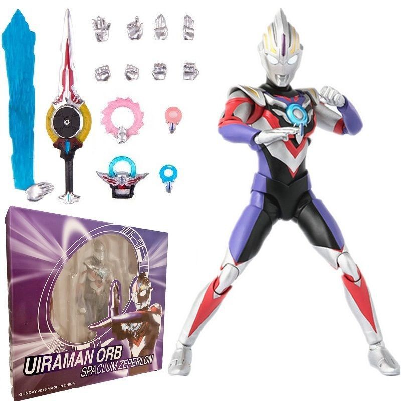 จัดส่งที่รวดเร็ว ☂ULTRA-ACT Tiga Ultraman composite Obu Superman รุ่น ...