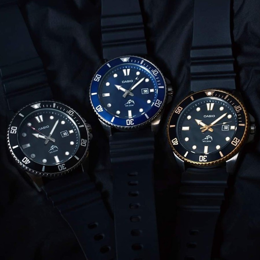 แท้ศูนย์ 100 Casio Billgate Mens Casio Duro 200 MDV-106 Divers Watch ...