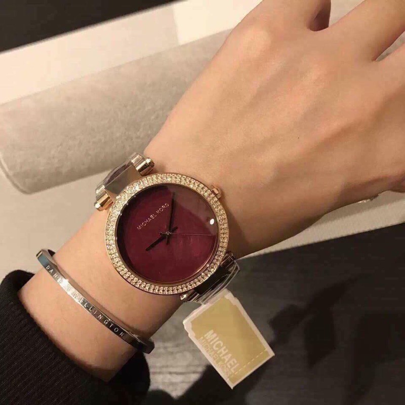 MK6412 MICHAEL KORS Parker Burgundy Dial - Multi-color - nalikashopbyp ...