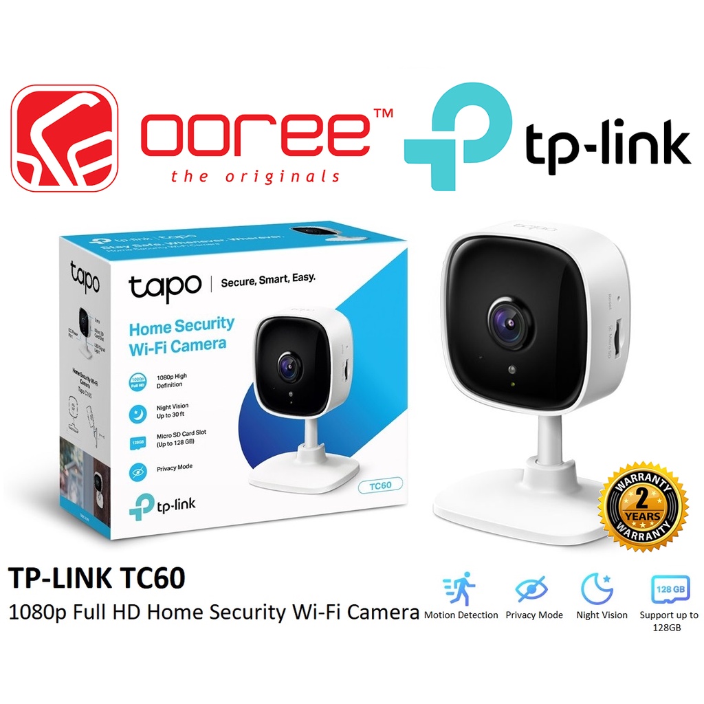 【New】TP-LINK TC60 / TC70 (PAN/TILT) HOME SECURITY HD 1080P WI-FI CAMERA ...