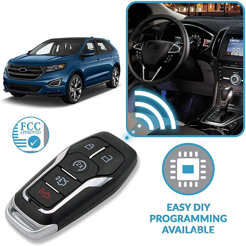 CN018075 Keyless Entry Remote Smart Key for Ford Edge Explorer Fusion ...