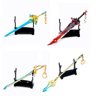 เกนชิน Anime Decor Genshin Impact Sword Keychains Weapon model Genshin ...