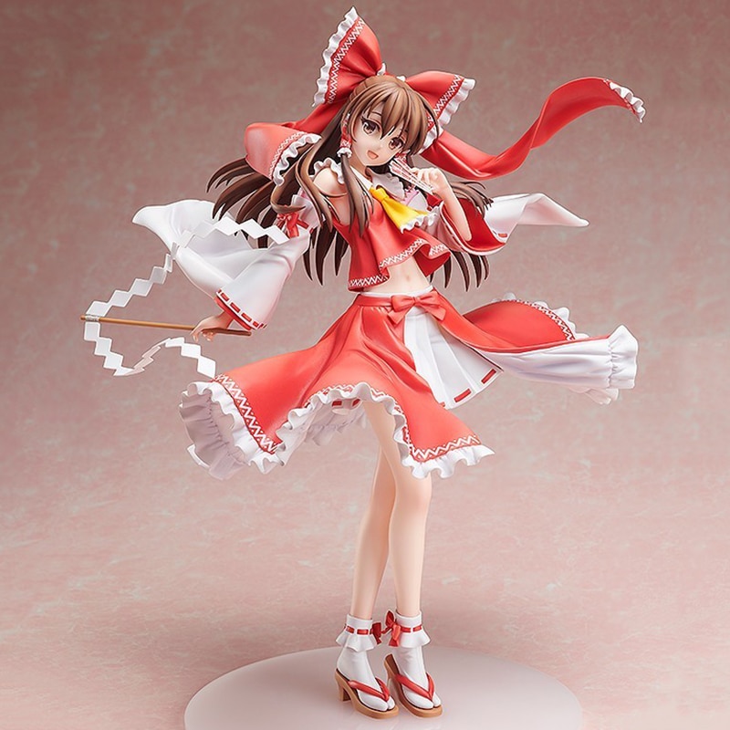 41cm Anime Touhou Project Reimu Hakurei Action Figure PVC 1/4 Witch ...
