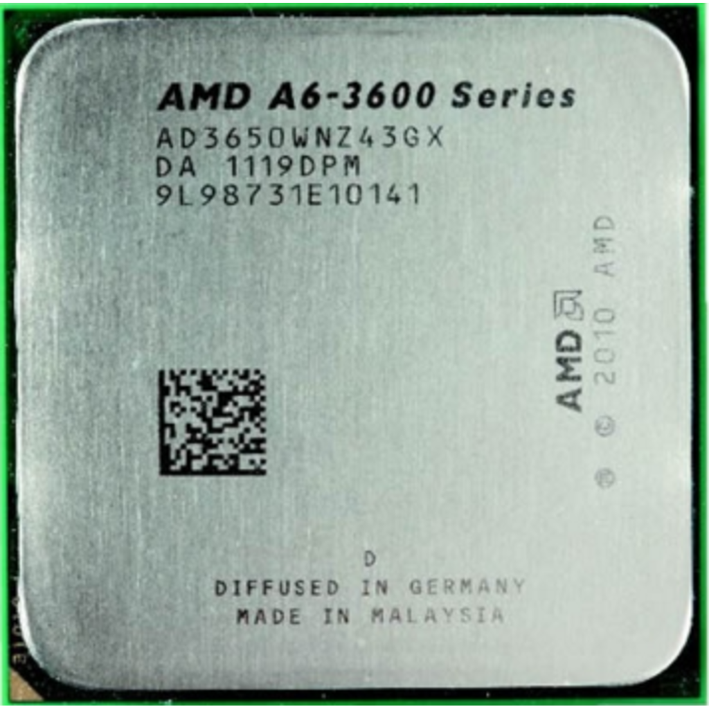 AMD A6 3650 ราคา ถูก ซีพียู (CPU) [FM1] APU A6-3650 2.6Ghz พร้อมส่ง ส่ง ...