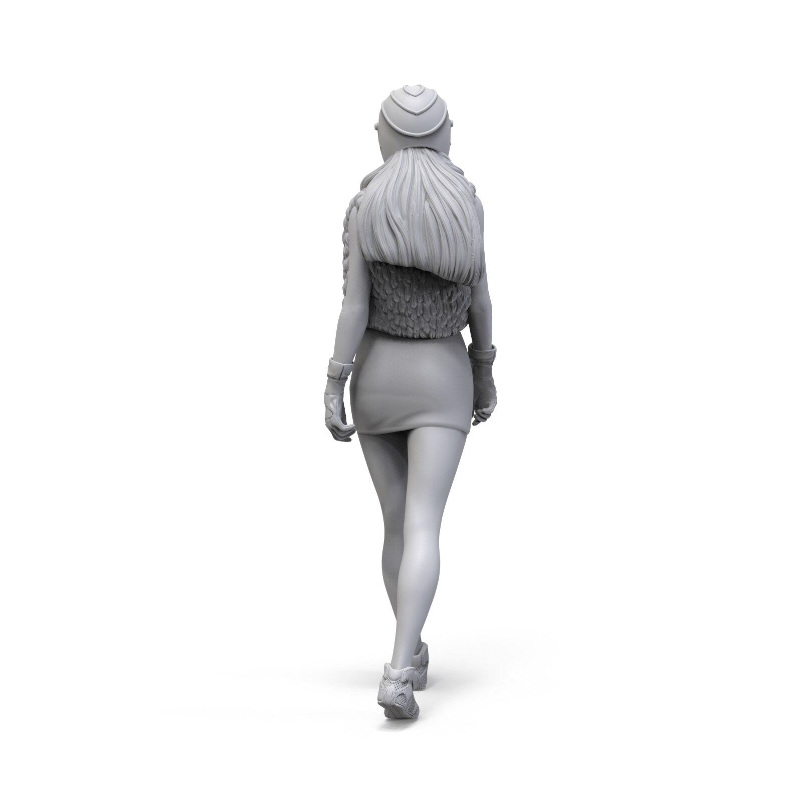 1/24 Resin Model Figure GK，Girl's In Action, Unassembled and unainted ...