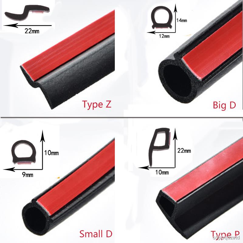 1meter Shape B P Z Big D Car Door Seal Strip Epdm Rubber Noise