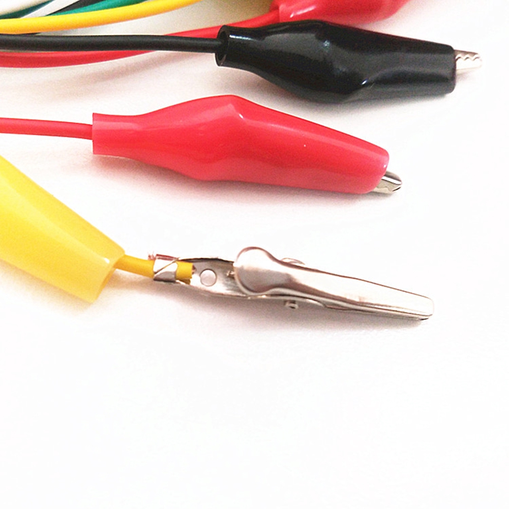 new Electronics Connecting Wire 50CM Double-ended Test Alligator ...