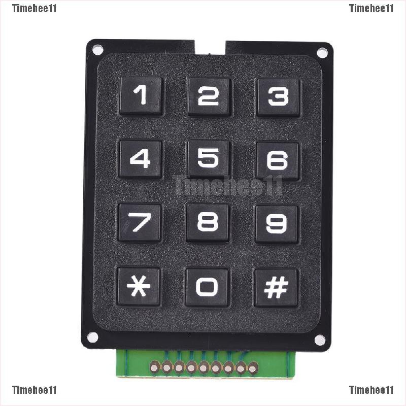 thimHEEPortable 4 x 3 Matrix Array 12 Keys 43 Switch Keypad Keyboard ...