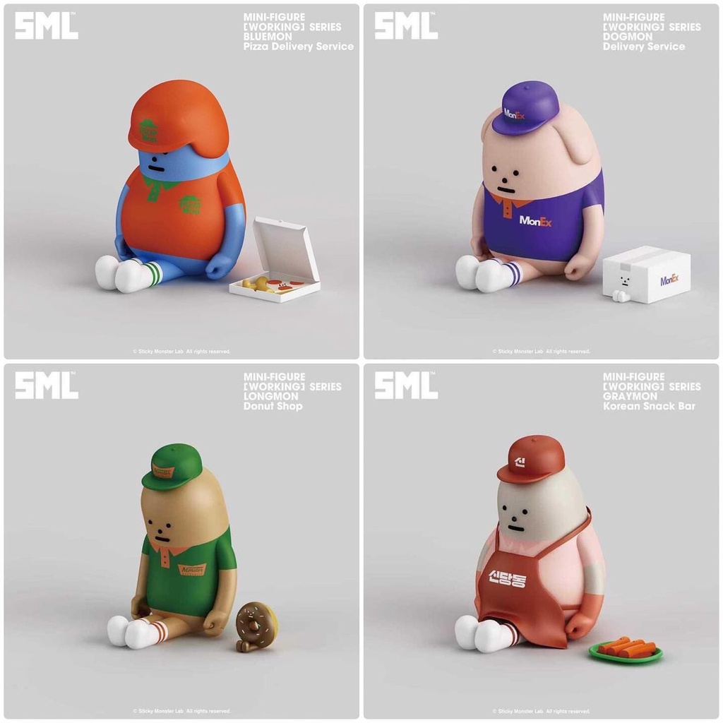 พร้อมส่ง แบบตัวแยก Sticky Monster Lab SML Mini Figures Blindbox Vol.3 ...