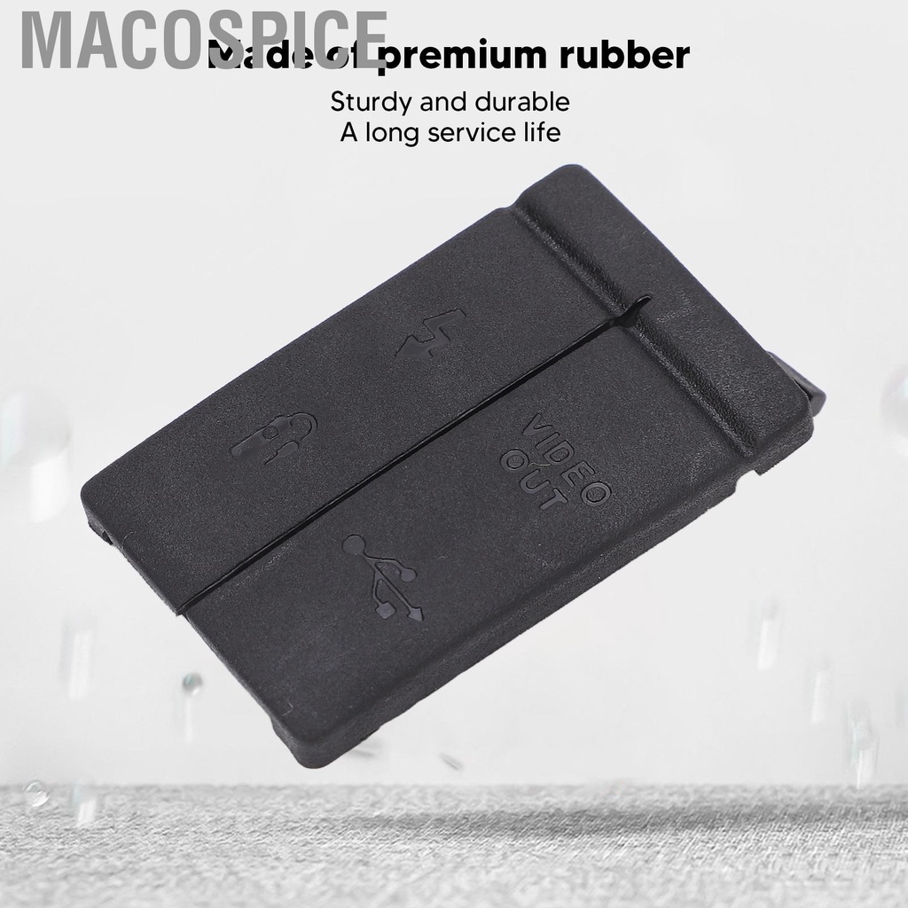 Macospice Camera Interface Cover Rubber Waterproof USB Port Video Out ...