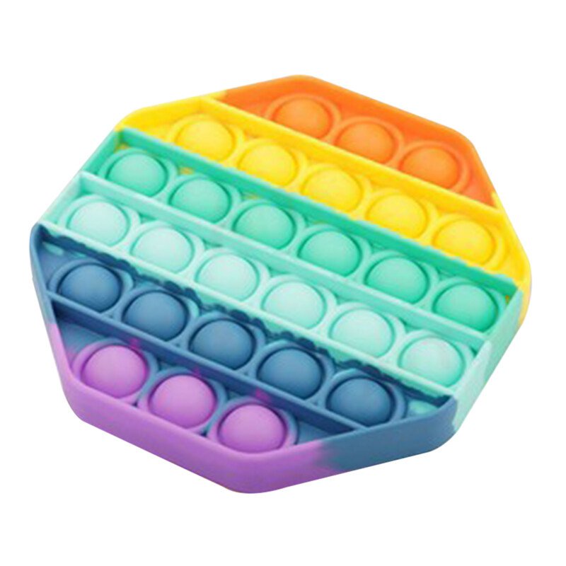 COD 1x Pop It Fidget Toy Push Bubble Fidget Sensory Toy Among US shape ...