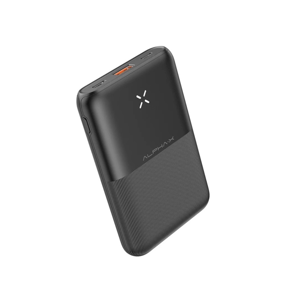 Power Bank 10000mAh พาวเวอร์แบงค์ ALPHAX รุ่น B10PD รองรับการชาร์จเร็ว PD20W QC 3.0 รับประกัน ...