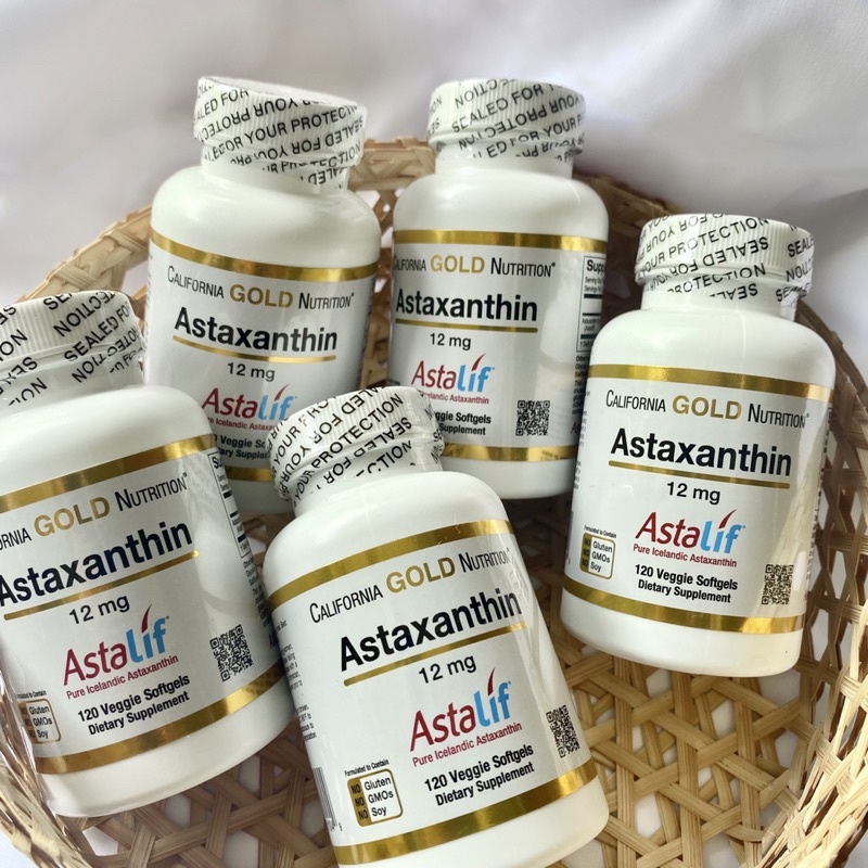 ถูกสุด พร้อมส่ง Astaxanthin AstaLif 12 mg California Gold Nutrition ...