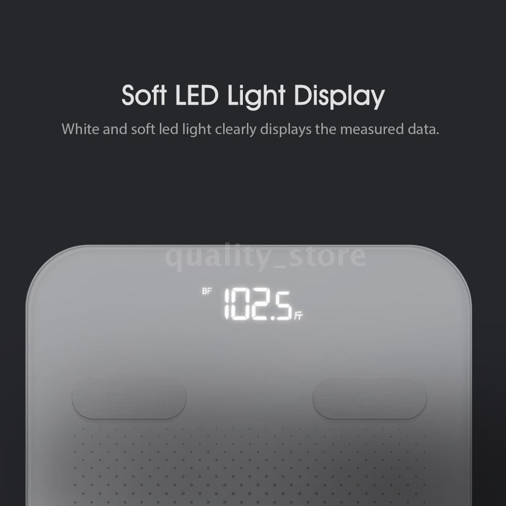 【ส่งฟรี】Xiaomi YUNMAI Color 2 Body Smart Scale BT Fat Scale LED Display ...