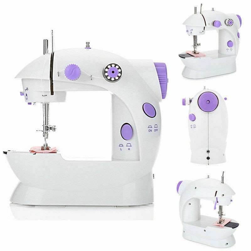 จักเย็บผ้ามินิ ขนาดพกพา จักรเย็บผ้าไฟฟ้า Mini Sewing Machine Built-in ...