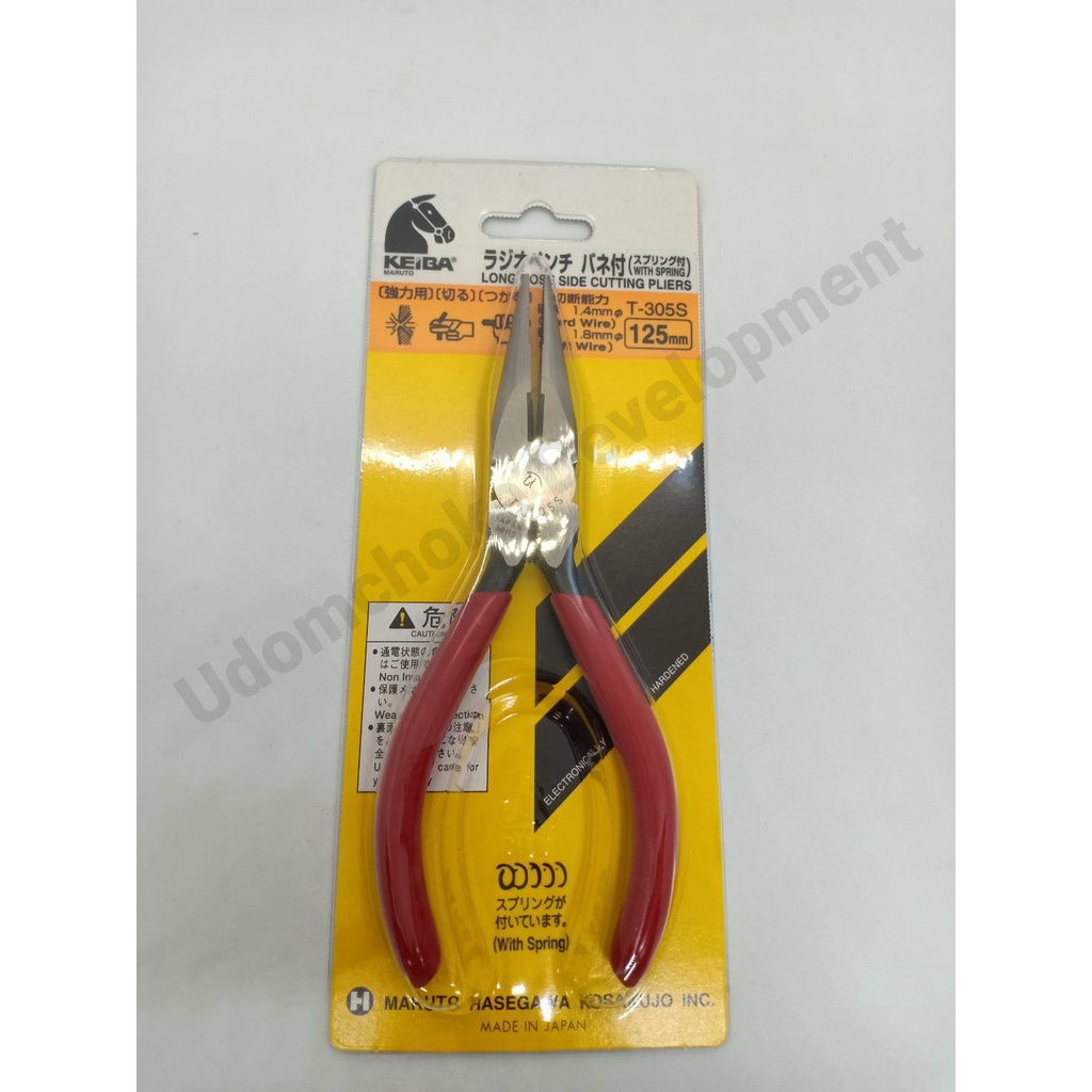 คีม KEIBA T-305S-5" ปากแหลมด้ามบาง | Shopee Thailand