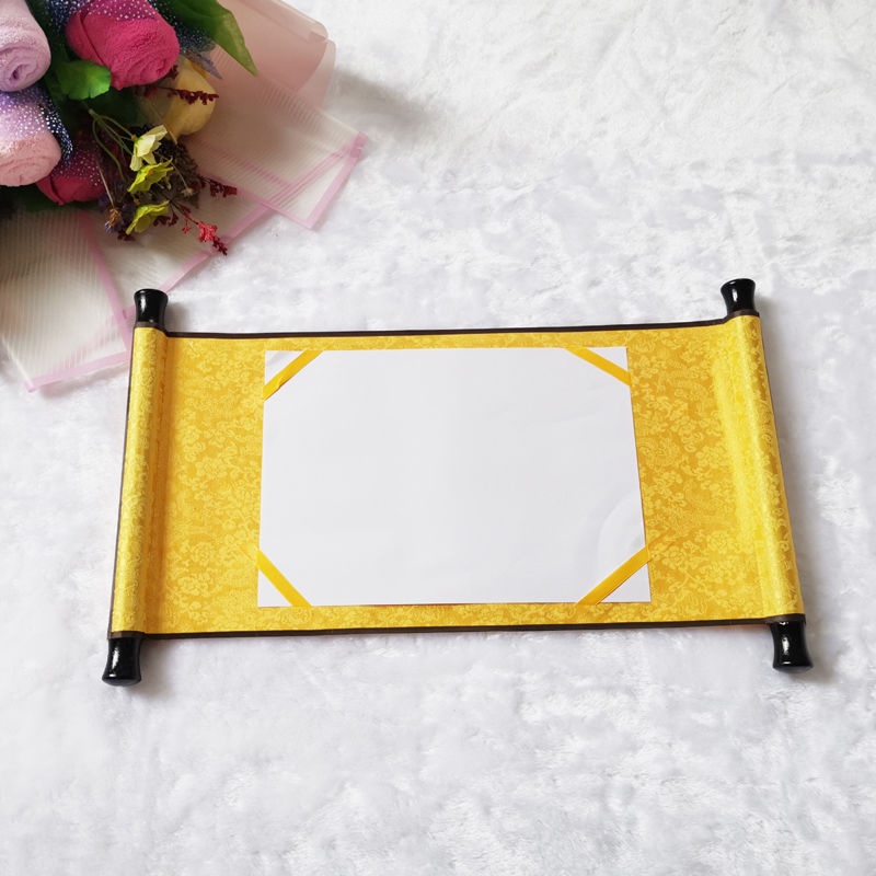 Retro imperial edict challenge book scroll (reusable A4 paper on the ...