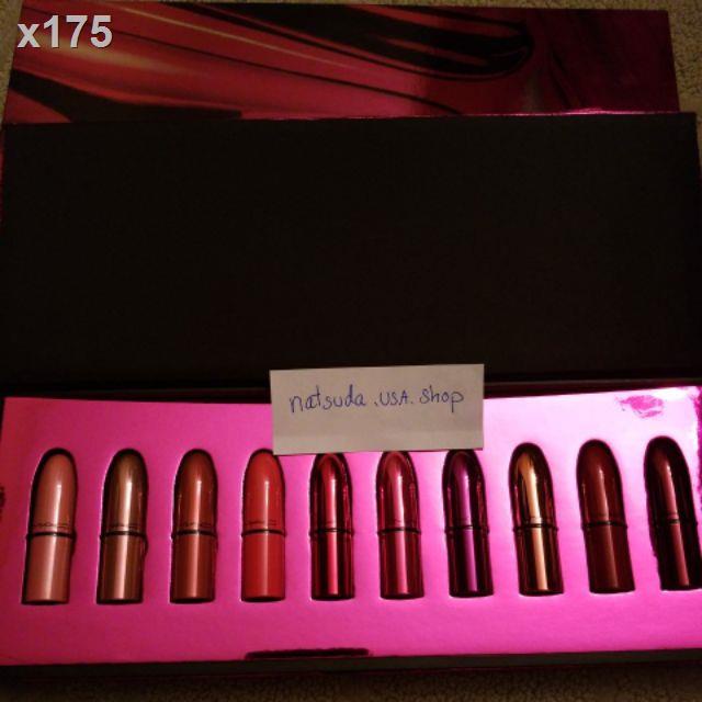 ☋lip mac set 10 pieces in box | Shopee Thailand