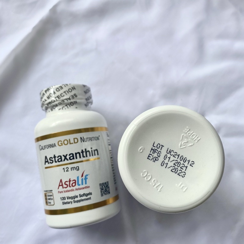 ถูกสุด พร้อมส่ง Astaxanthin AstaLif 12 mg California Gold Nutrition ...