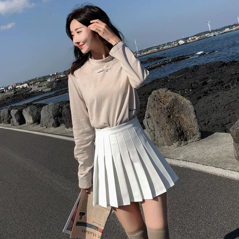 800 กระโปรงเทนนิส สีพื้น ผญ กระโปรงทรงเอ ชับใน กระโปรงสั้น กระโปรงสั้น กระโปรง กระโปรงเทนนิสเอว ...