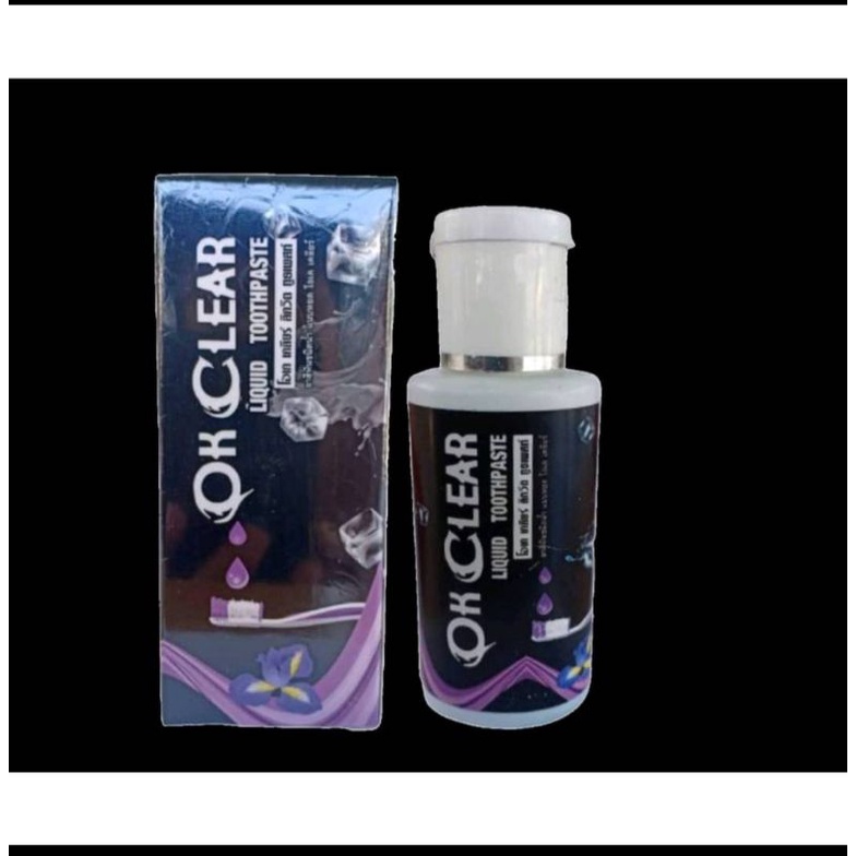 OK CLEAR ยาสีฟันชนิดน้ำ แบบหยด โอเค เคลียร์ ทางออก... ของคน รัก ฟัน ...