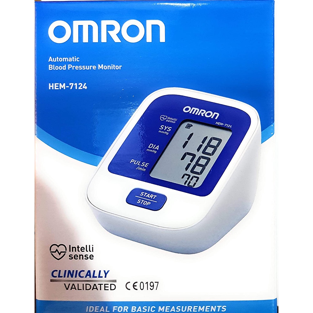 OMRON Blood Pressure Monitor HEM 7124 Shopee Thailand