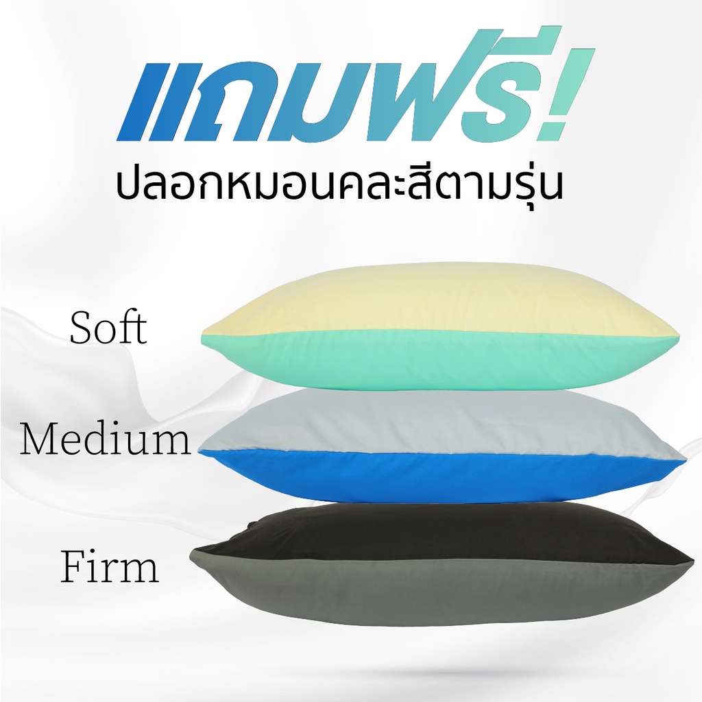 ibed หมอนหนุนโรงแรม Sof-touch รุ่น Soft II สัมผัสนุ่มแบบ 3D ป้องกันไรฝุ่น ซักเครื่องได้ หลับสบาย ...