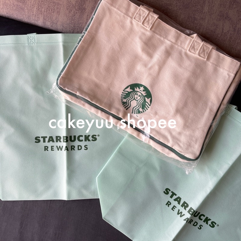Starbucks Reward tote bag 2021 gold member only - cakeyuu - ThaiPick