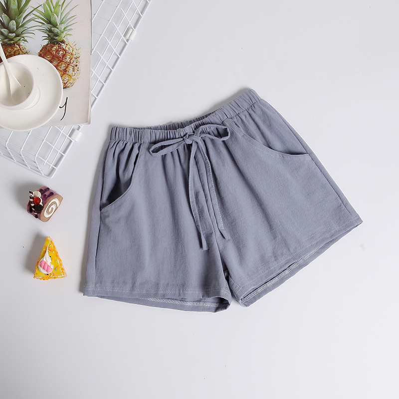 Womens High Waist Sports Shorts Korean Fashion Simple Casual Plus Size