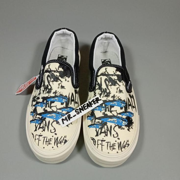 สนใจมากที่สุด รองเท้าสลิปออน รุ่น Vans Fish Tuna คุณภาพดี สีดํา และสี ...