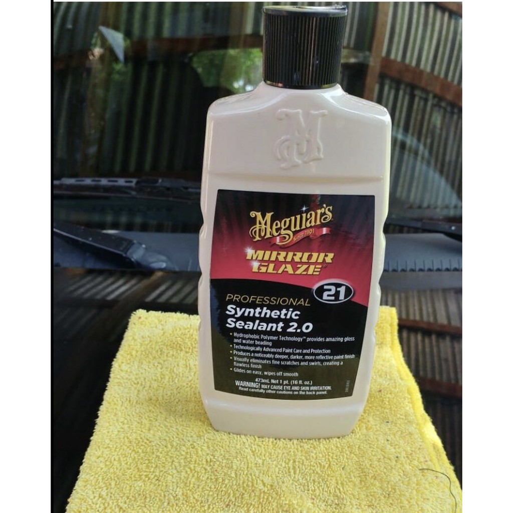 (โค้ด6VU48Yลด60) Meguiars M2116 Synthetic Sealant 2.0 เบอร์21 16oz. เมก ...