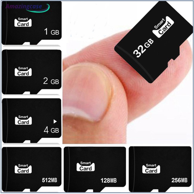 การ์ดหน่วยความจํา 128 Mb - 32 Gb Micro Tf Sd Card สําหรับ 4 Class Card ...