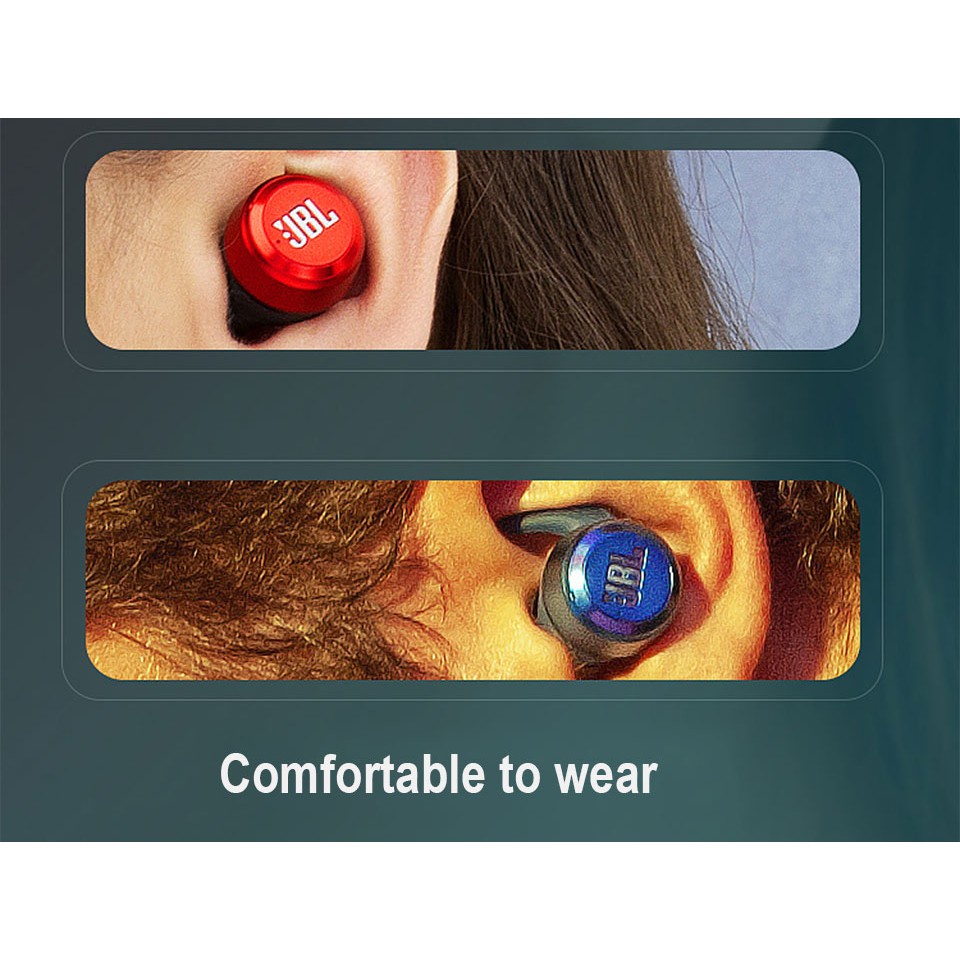 ☎JBL T280 TWS Wireless Bluetooth Earphone Sports Earbuds T280TWS Deep Bass Headphones Waterproof ...