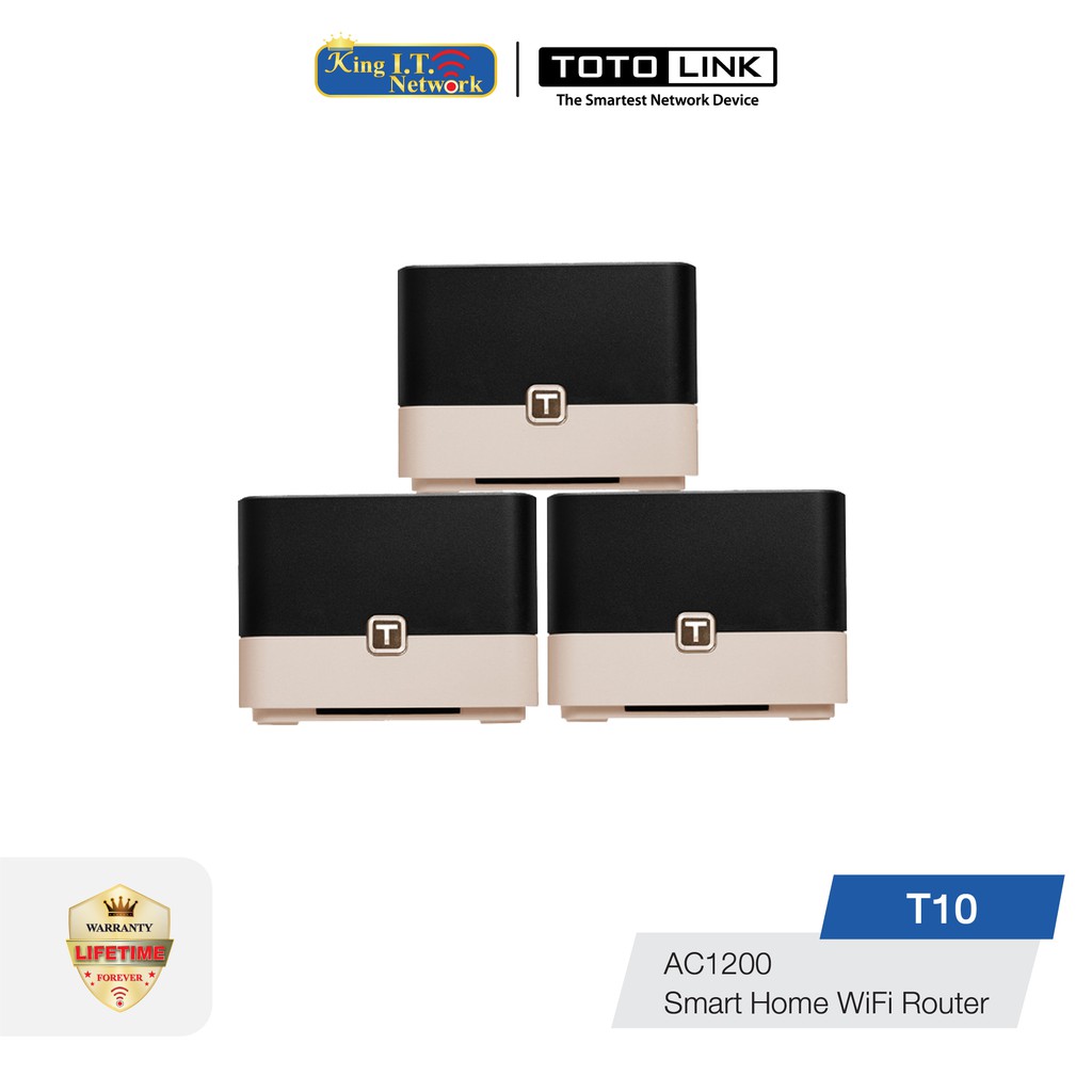 TOTOLINK (T10) AC1200 Smart Home Wi-Fi Router (Mesh Wi-Fi) | Shopee ...