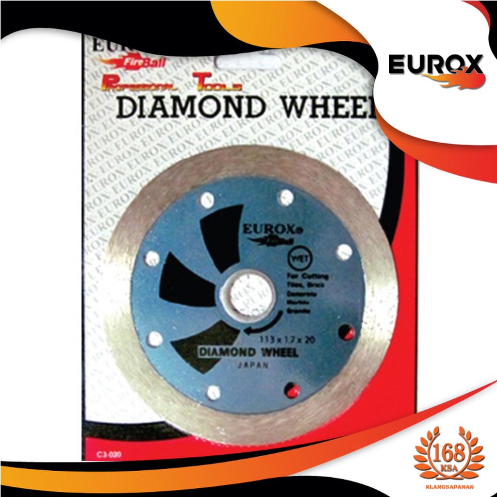 ใบตัดเพชรน้ำ 4" EUROX รุ่น 36-311-742 | Shopee Thailand