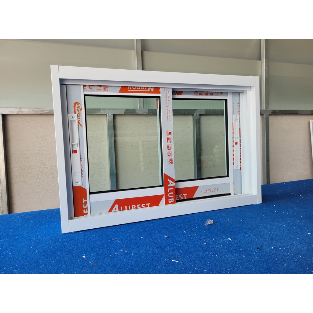 หน้าต่างบานเลื่อน60x40ซม หน้าต่างอลูมิเนียม หน้าต่างห้องน้ำ - pp.window ...