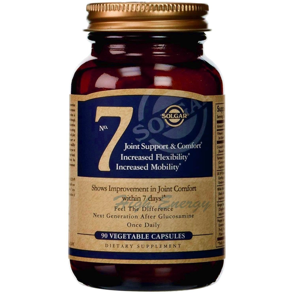 Solgar No. 7 Joint Support Comfort (ช่วยให้สุขภาพข้อต่อดีขึ้นใน 7 วัน ...