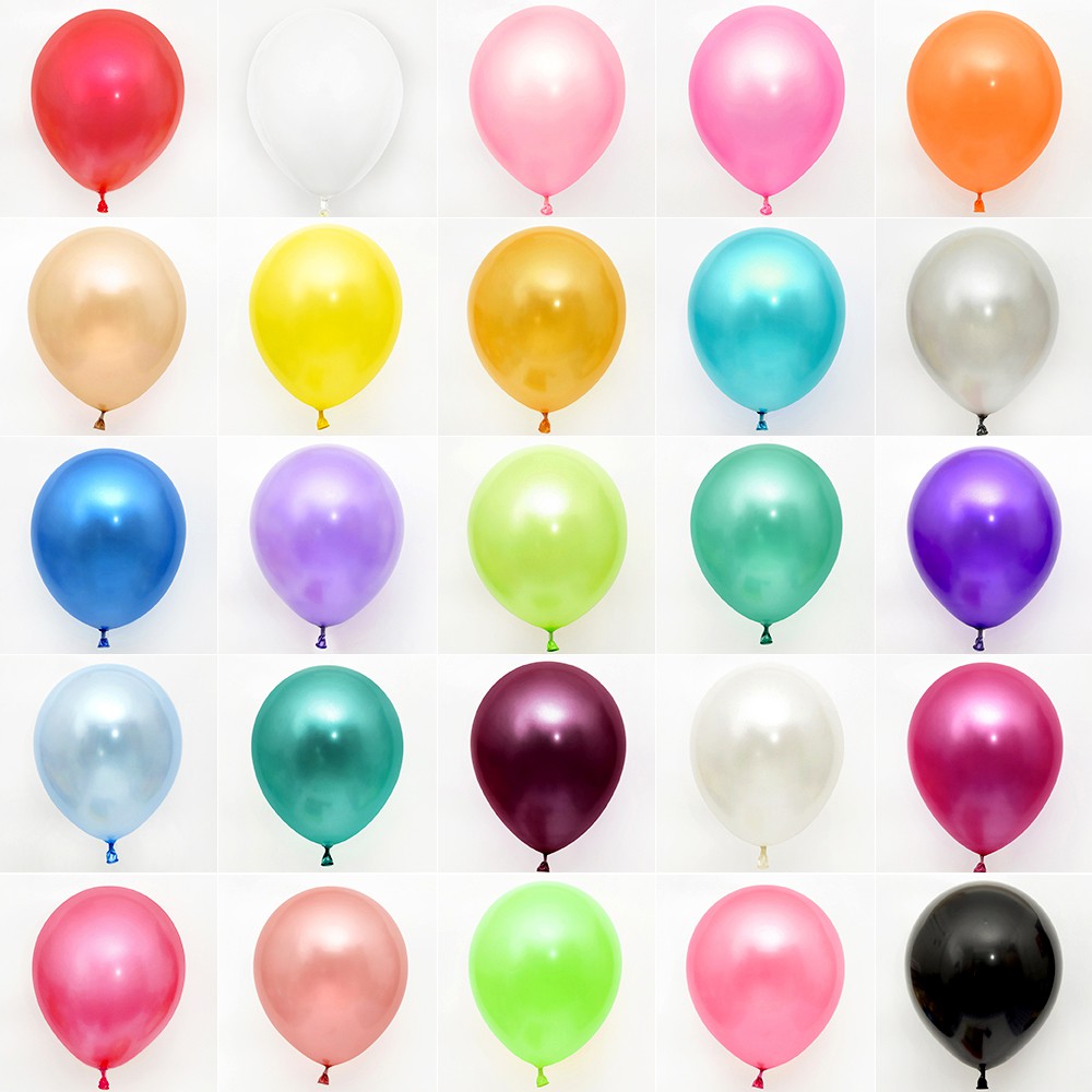 10/20/30/50Pcs 10/12inch Pearl Latex Balloons Wedding Birthday Party ...