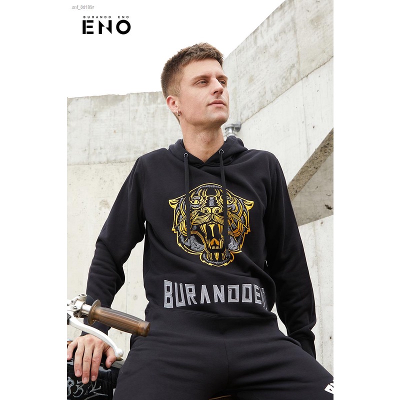 เตรียมจัดส่งBURANDENO น้ำยี่ห้อ tiger head ฤดูใบไม้ร่วง pullover ชาย ...