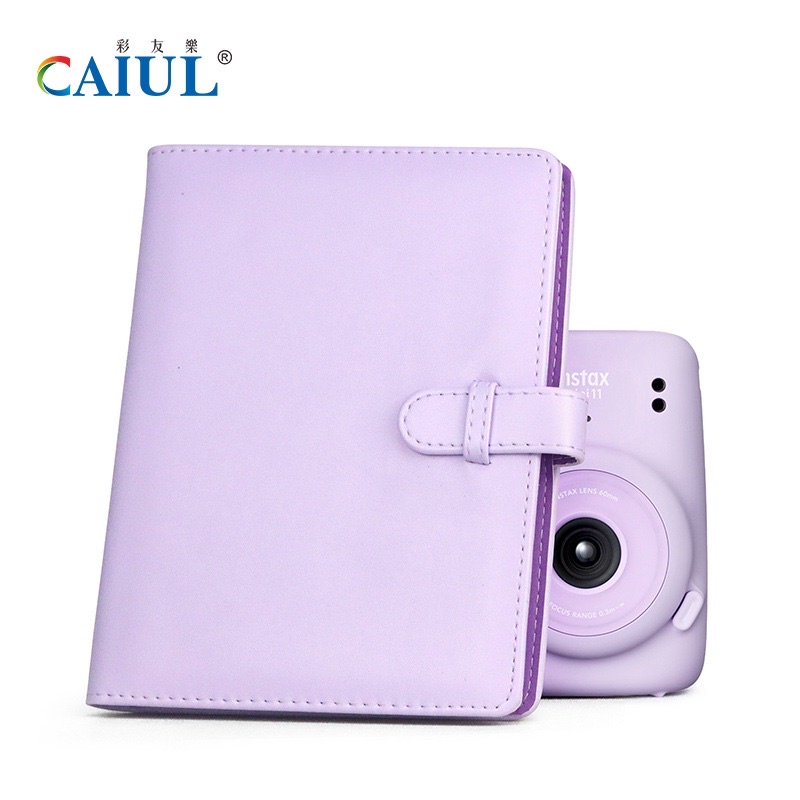 พร้อมส่ง อัลบั้มปกหนัง Caiul 128รูป 23นิ้ว โพลาลอยด์มินิ11 6สี จัดเก็บ ...