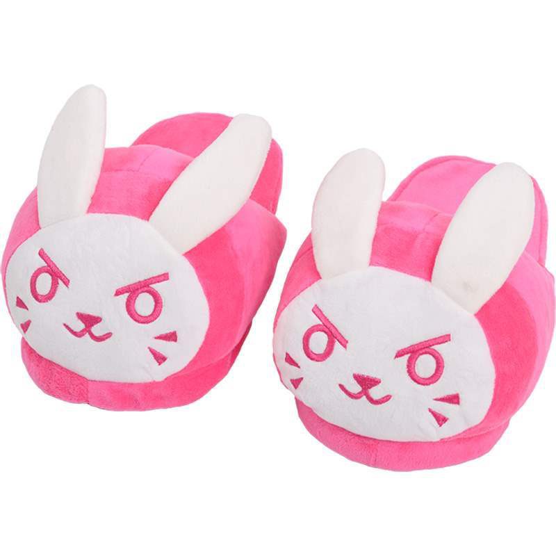 Dva Rabbit Anime Fat Happy Two Dimensions รองเท้าสลิปเปอร์เนื้อผ้าฝ้าย ...