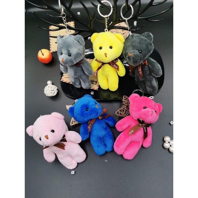 ในสต็อกจัดส่งที่รวดเร็วมีทั้งหมด 22 สีขายปลีกและส่ง พวงกุญแจใหม่หมี ...