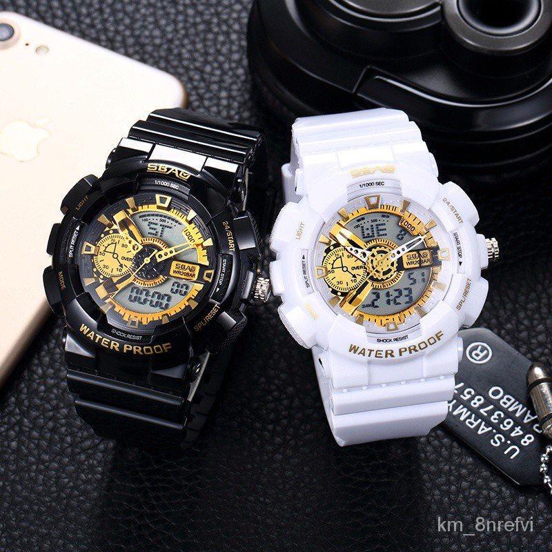 SBAO Brand Man's Woman's Boy Student Sports Watch Male Girl Couple ...